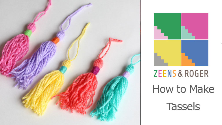 How to make Tassels - Zeens and Roger