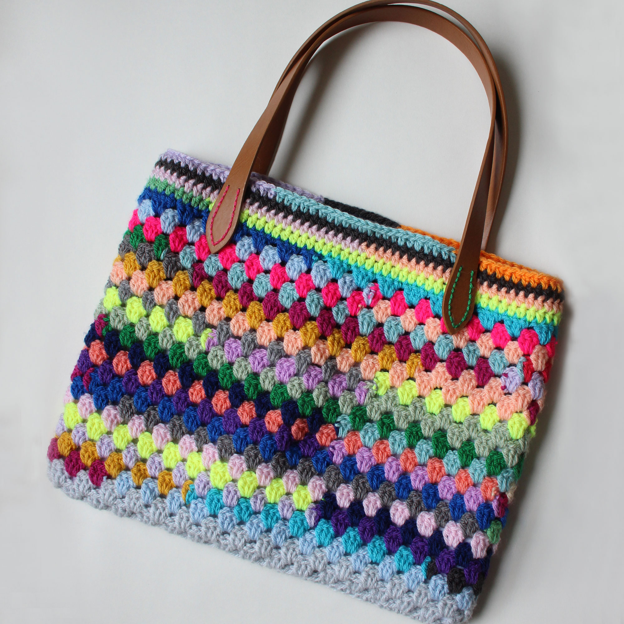 Hotchpotch C2C Crochet bag - Zeens and Roger